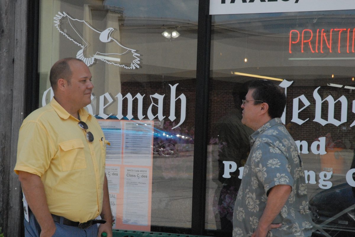 Rep. Logan Phillips visits Okemah – Okemah News Leader